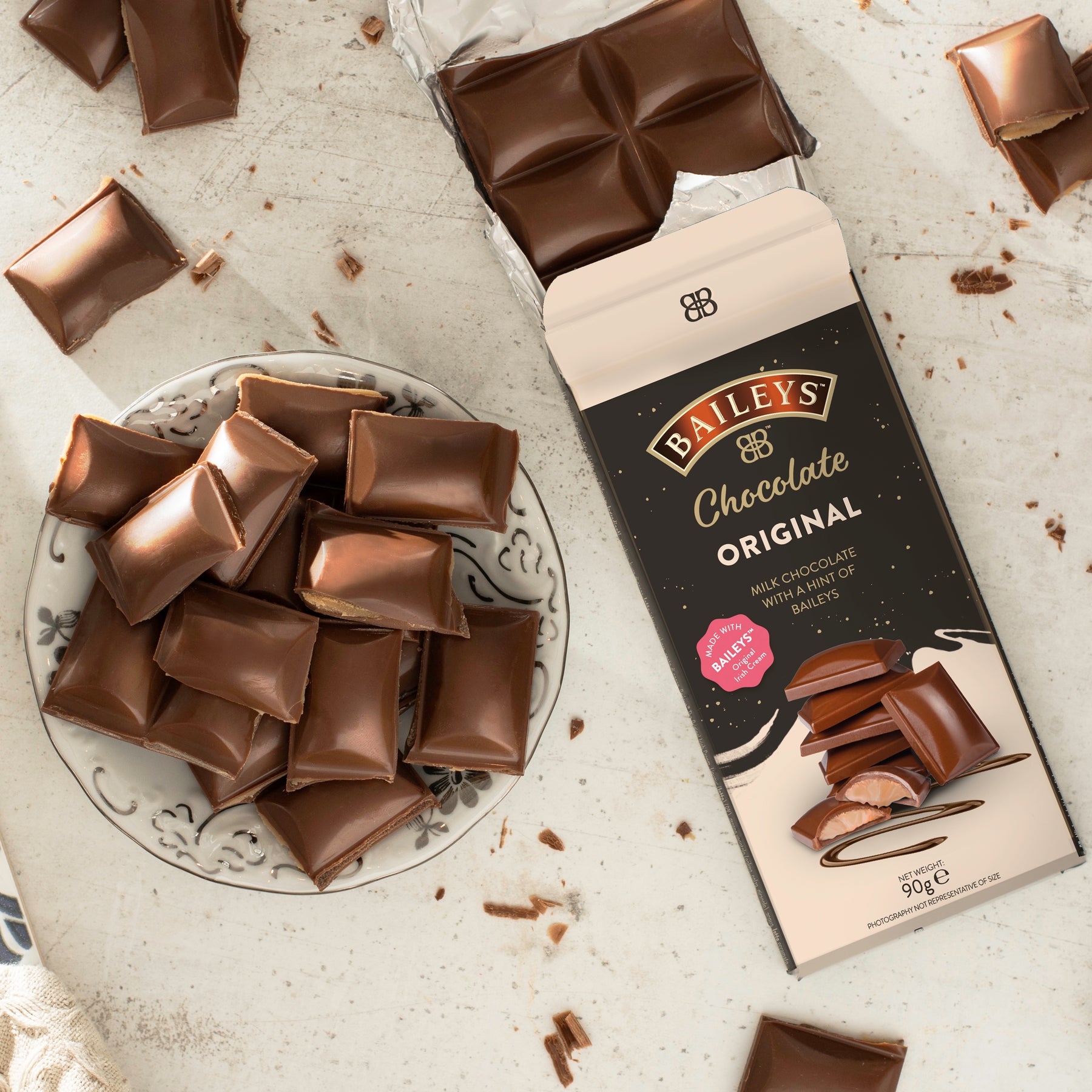 Baileys Original Truffle Bar 90g – Lir Chocolates
